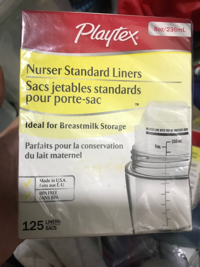 Playtex 8oz Breastmilk Liners, Babies & Kids, Nursing & Feeding ...
