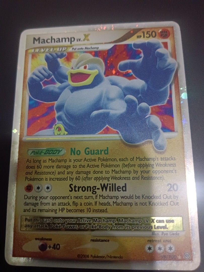 Pokemon Machamp LV X, Hobbies & Toys, Toys & Games on Carousell