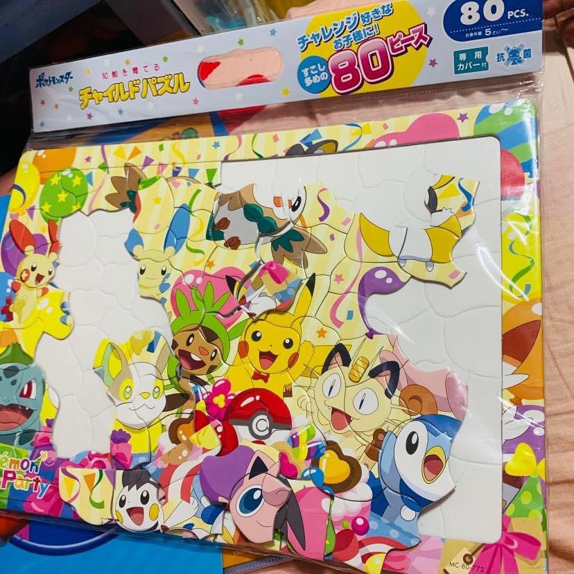 Pokemon puzzle game for kids, Hobbies & Toys, Toys & Games on Carousell