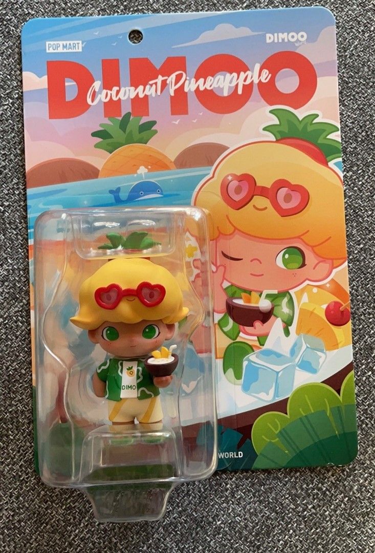 [POPMART] POPMART DIMOO COCONUT PINEAPPLE EXCLUSIVE BLISTER PACK ...