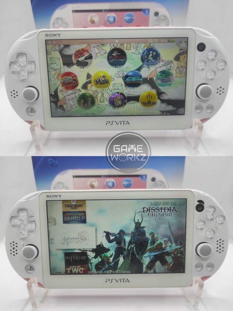PS Vita 2000 (Slim) Light Pink / White, Video Gaming, Video Game ...