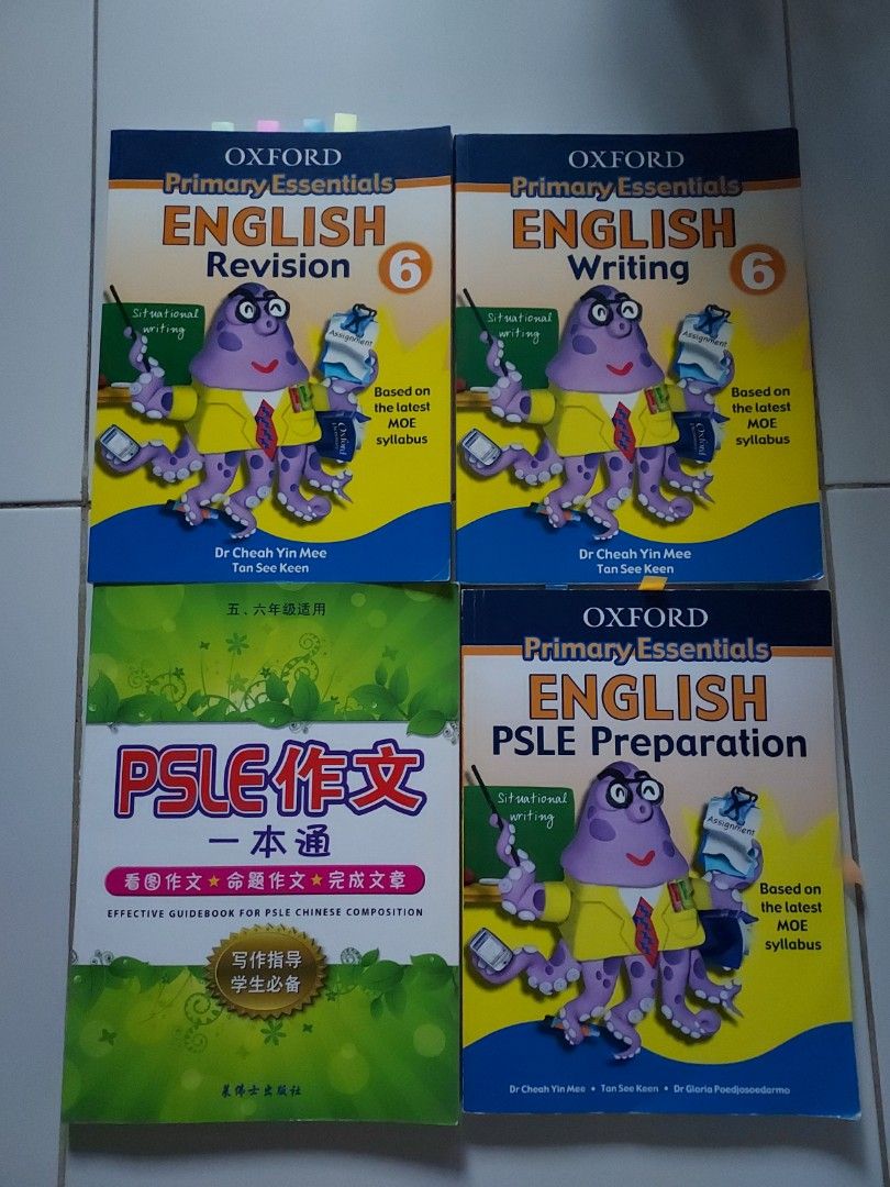 PSLE English Revision and Chinese Compo, Hobbies & Toys, Books ...