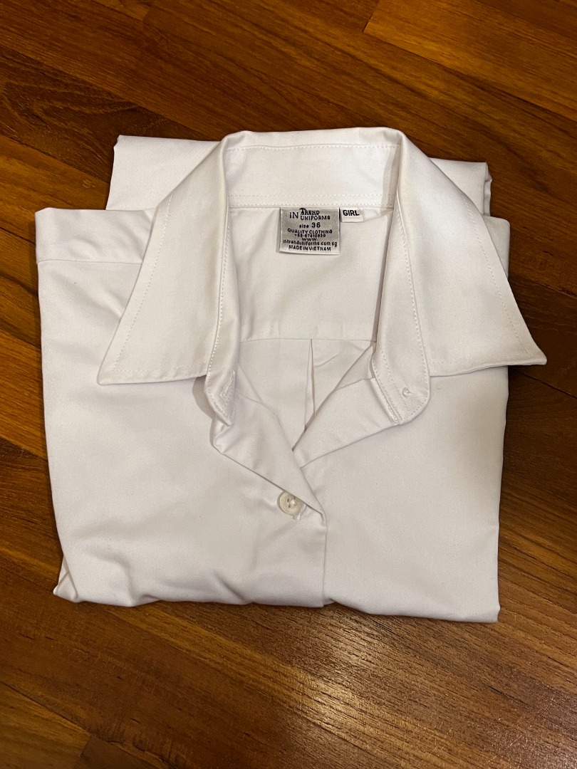 RAFFLES JC uniform, Women's Fashion, Tops, Blouses on Carousell