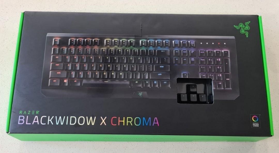 Razer Blackwidow X Chroma in Gunmetal Grey, Computers & Tech, Parts ...