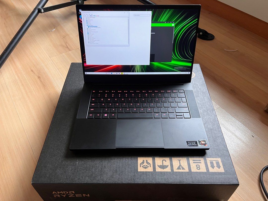 Razer Blade 14 (2021) AMD Ryzen 9 5900 RTX 3080, new battery and mother ...