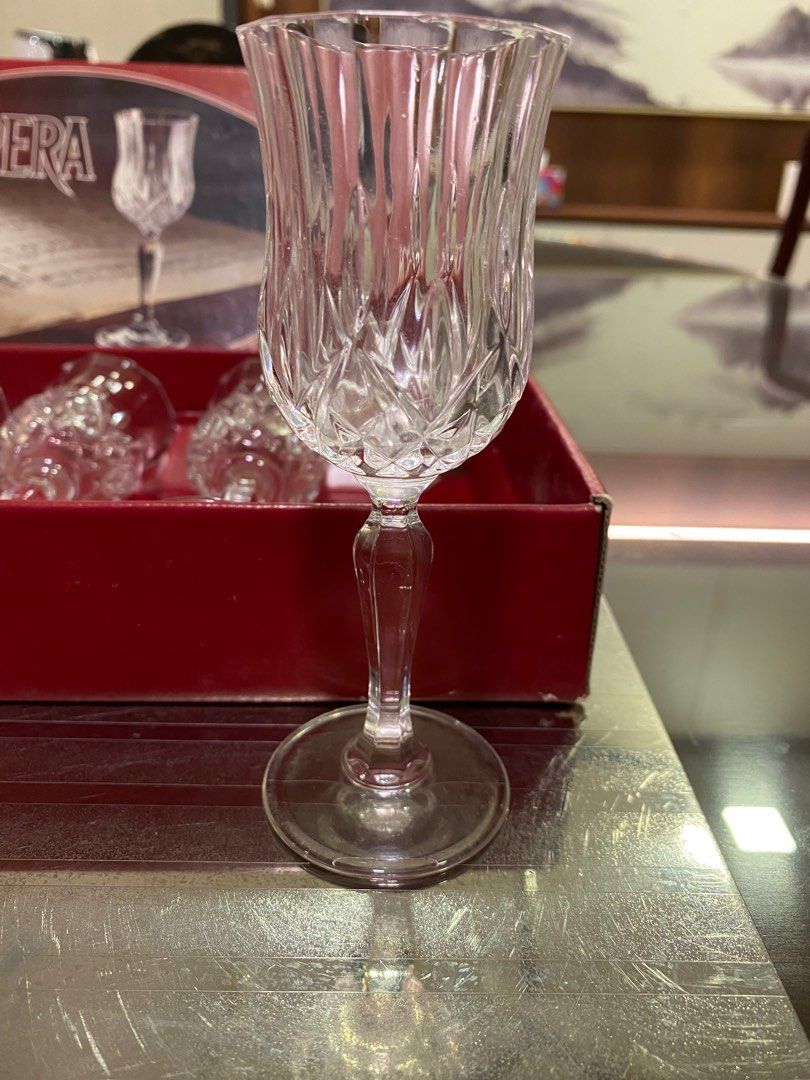RCR crystal glasses (set of 6), Furniture & Home Living, Kitchenware ...