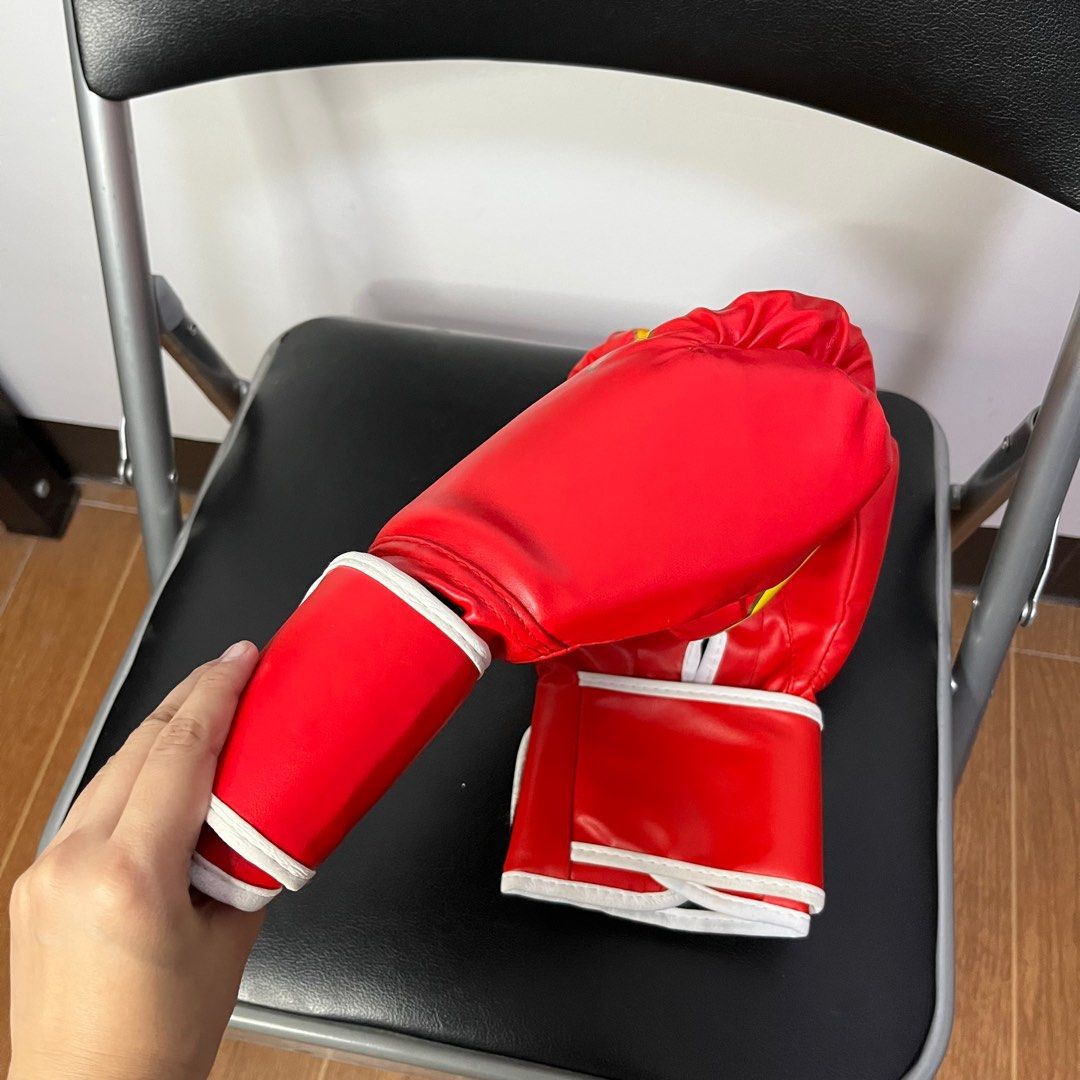 Red Flames Boxing Gloves Intramurals Costume, Sports Equipment, Other ...