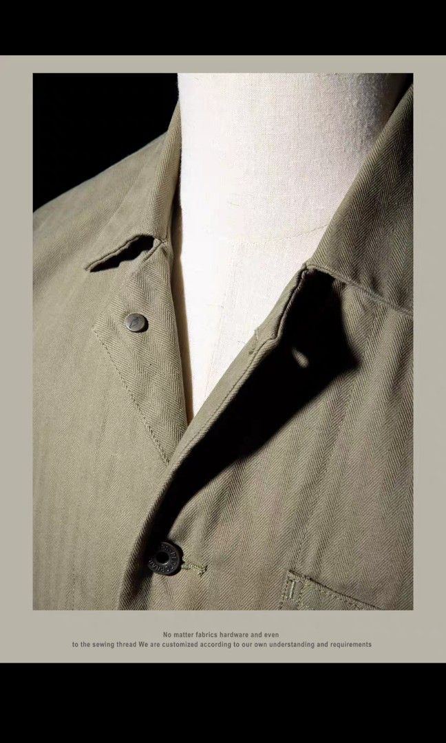 Red Tornado USMC Marine Corps P41 Utility Jacket WWII Herringbone Twill ...