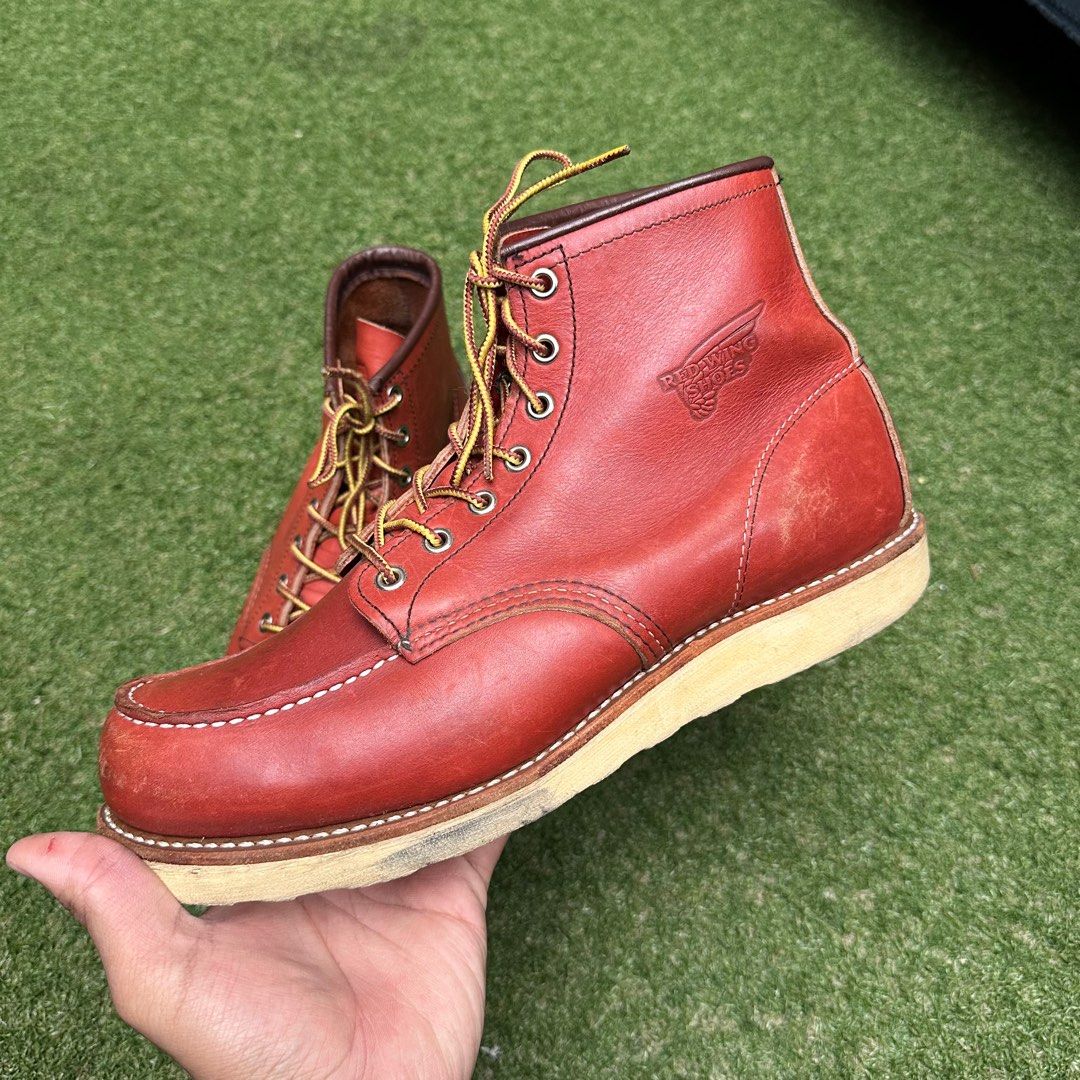 Red Wing Shoes Classic Moc Boots, Men's Fashion, Footwear, Boots on ...