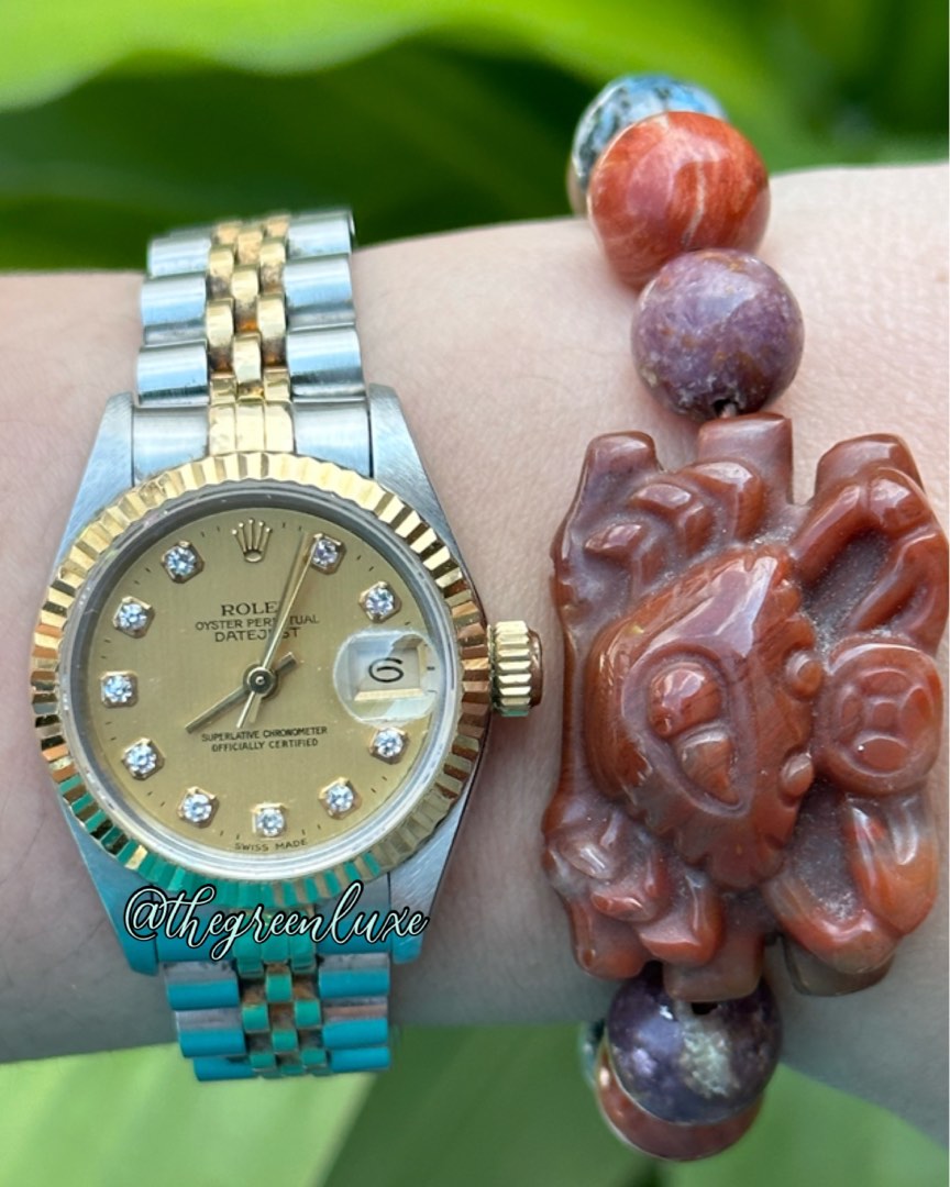 Rolex Datejust 26mm Big Diamonds, Luxury, Watches on Carousell