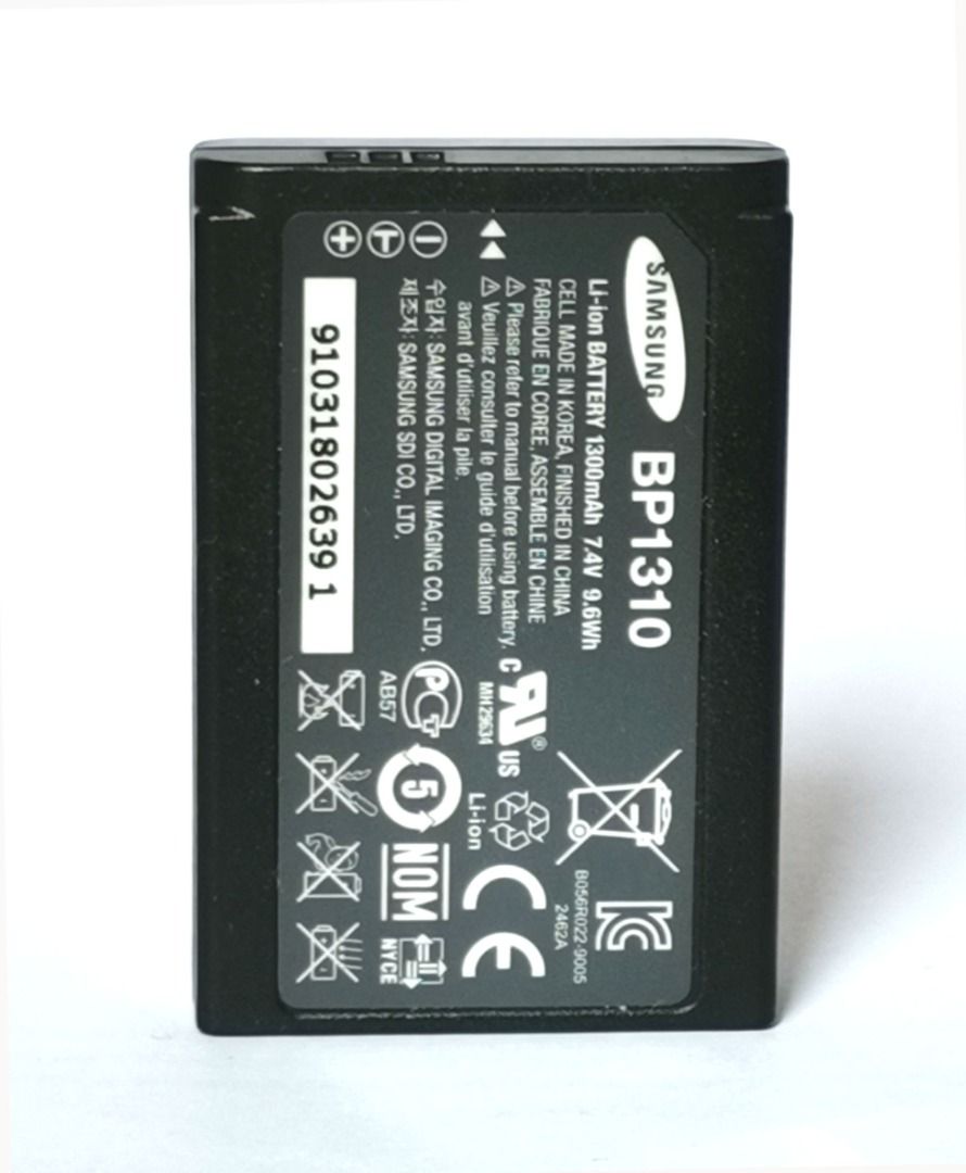 Samsung BP1310 Lithium-Ion Battery Pack ED-BP1310 for NX100 NX20 NX11 ...