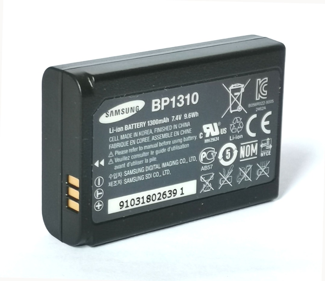 Samsung BP1310 Lithium-Ion Battery Pack ED-BP1310 for NX100 NX20 NX11 ...
