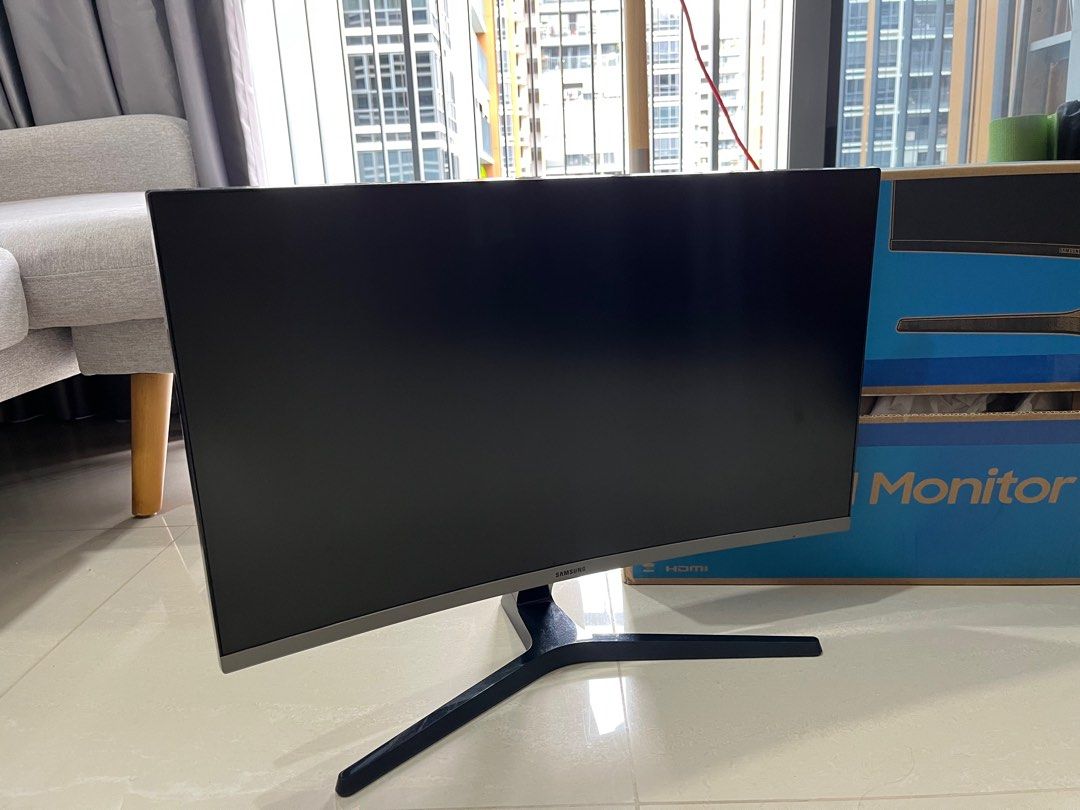 Samsung Curved Monitor 27” with Box, Computers & Tech, Parts ...