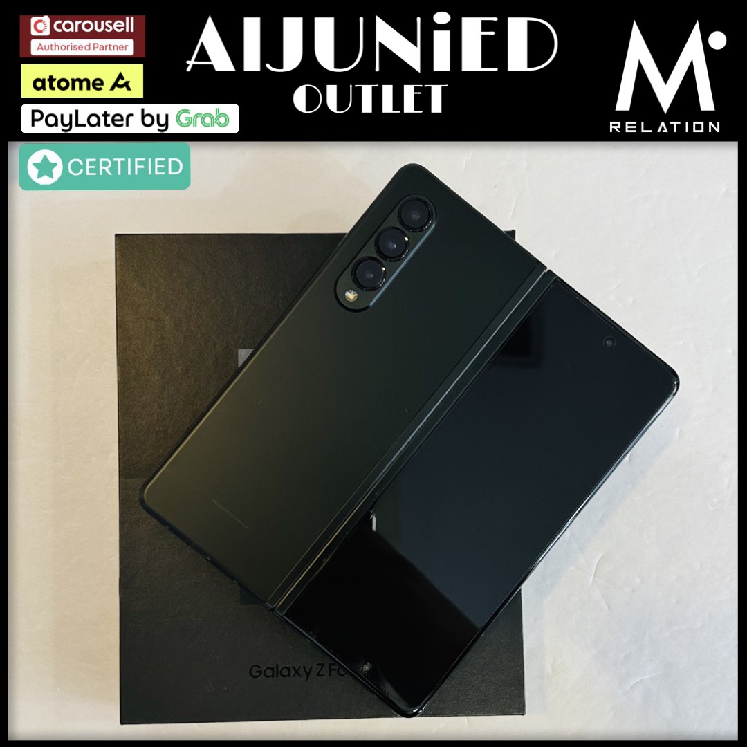 Samsung Galaxy Z Fold3 5G 12/256GB Phantom Green #1861, Mobile Phones ...