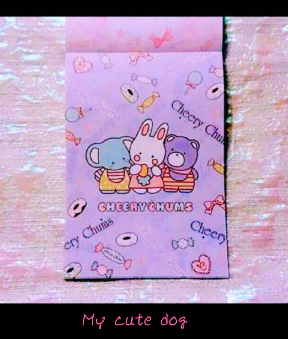 Sanrio 絕版罕有 Cheery Chums 貼紙簿 裡面有一張貼紙, 興趣及遊戲, 收藏品及紀念品, 古董收藏 - Carousell