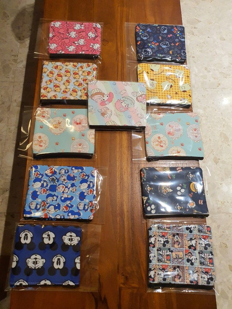 Sanrio characters Disney mickey winnie Dora ding dang zip pouch ...