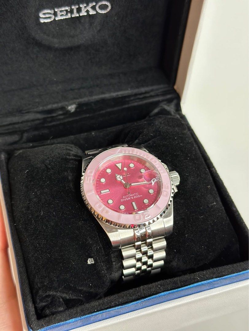 Seiko Mod Watch Pink, Women's Fashion, Watches & Accessories, Watches ...