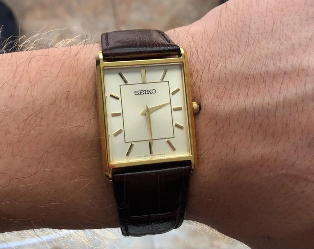 Seiko tank, Luxury, Watches on Carousell