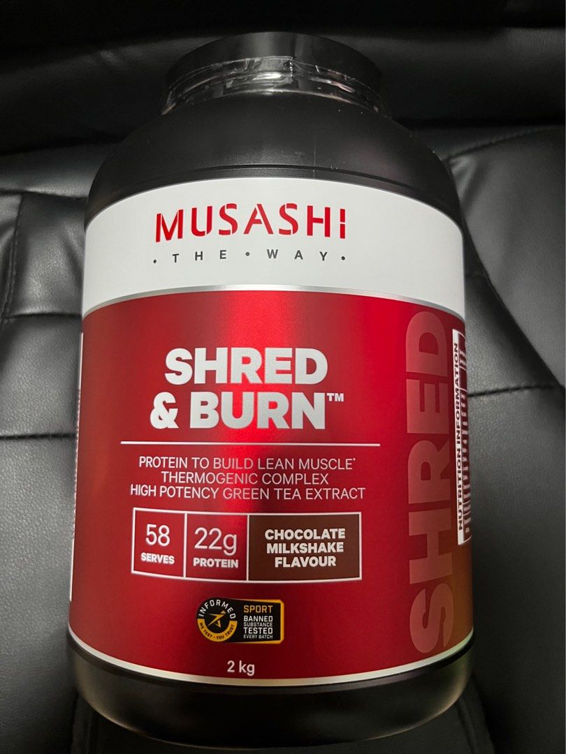 Selling Musashi shred & Burn chocolate milkshake 2kg, Health ...