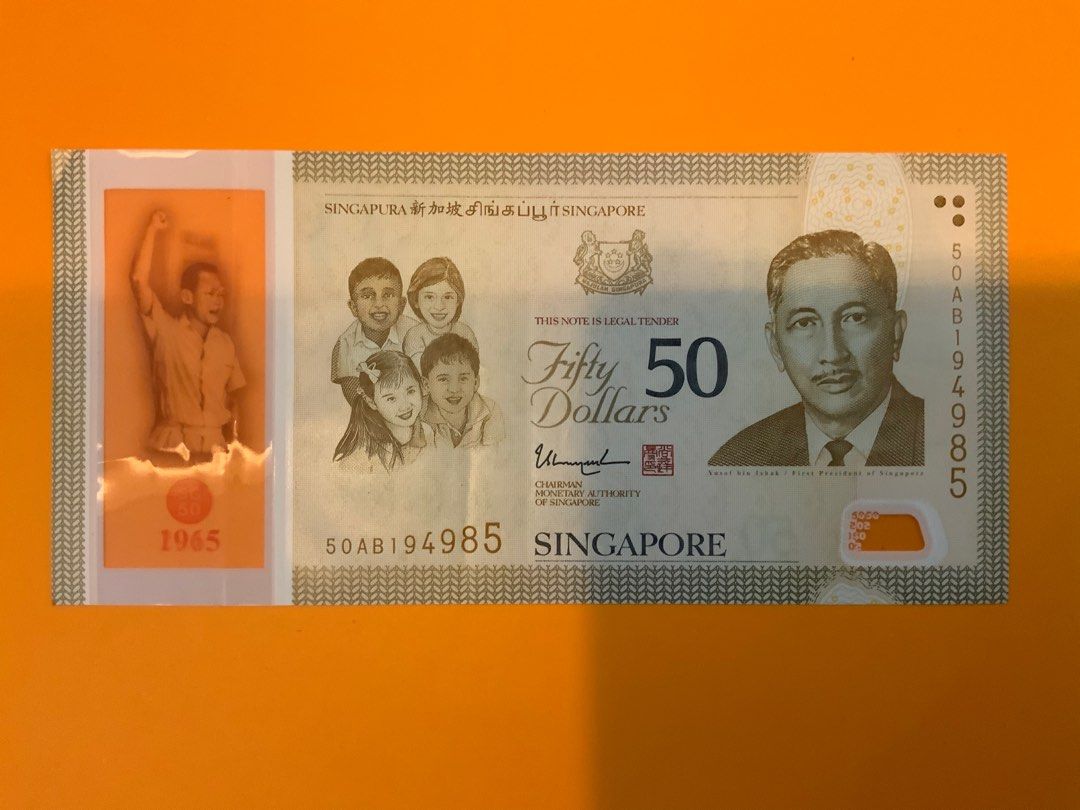 SG50 Commemorative Note, Hobbies & Toys, Memorabilia & Collectibles ...