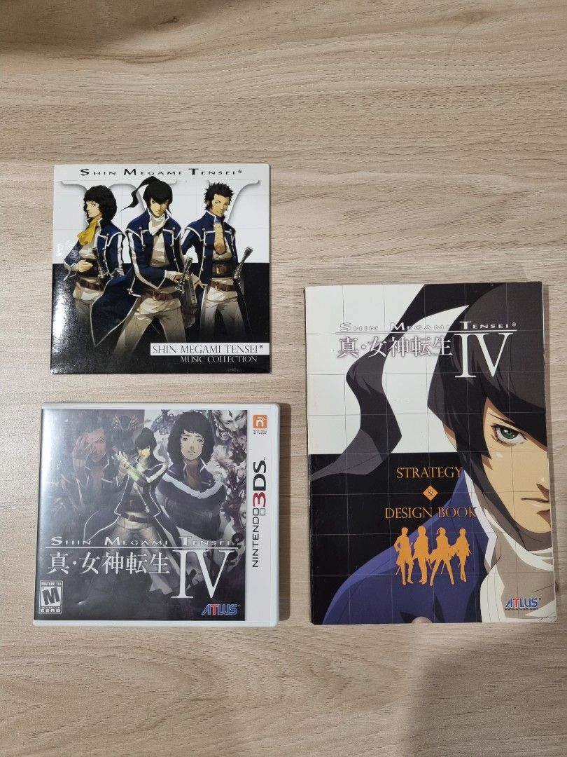 Shin Megami Tensei IV (SMT 4) Limited Edition - Used Condition, Video ...
