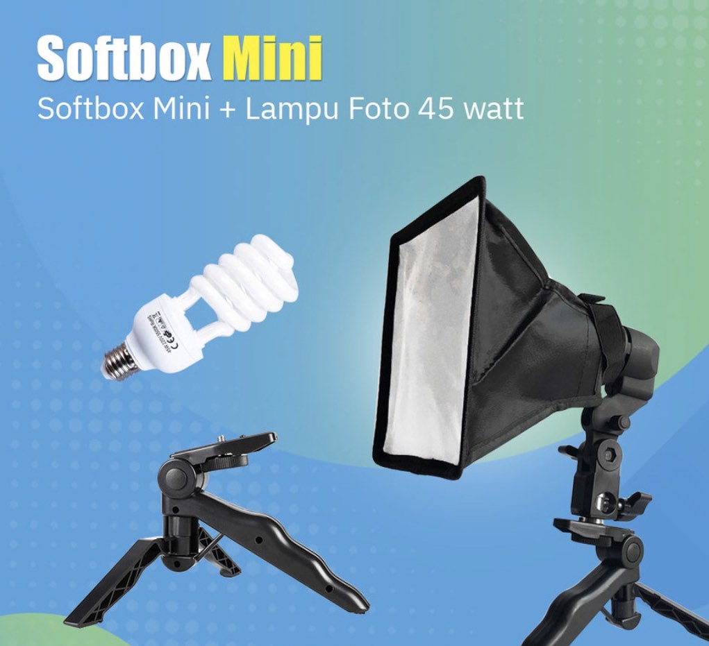 Softbox mini I Tripod Gunpod Softbox mini, Fotografi di Carousell