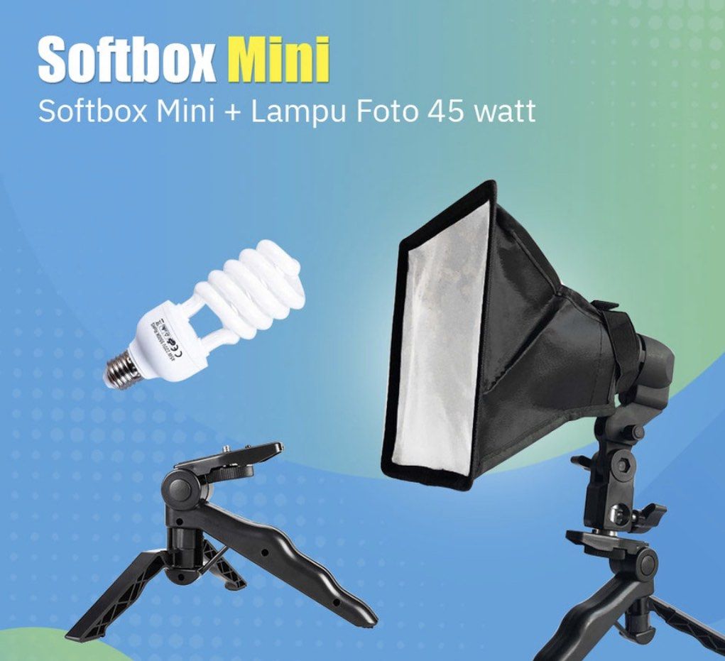 Softbox mini I Tripod Gunpod Softbox mini, Fotografi di Carousell