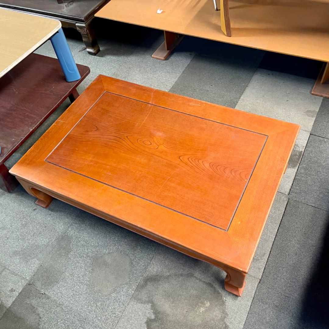 Solid japan wood center table, Furniture & Home Living, Kitchenware ...