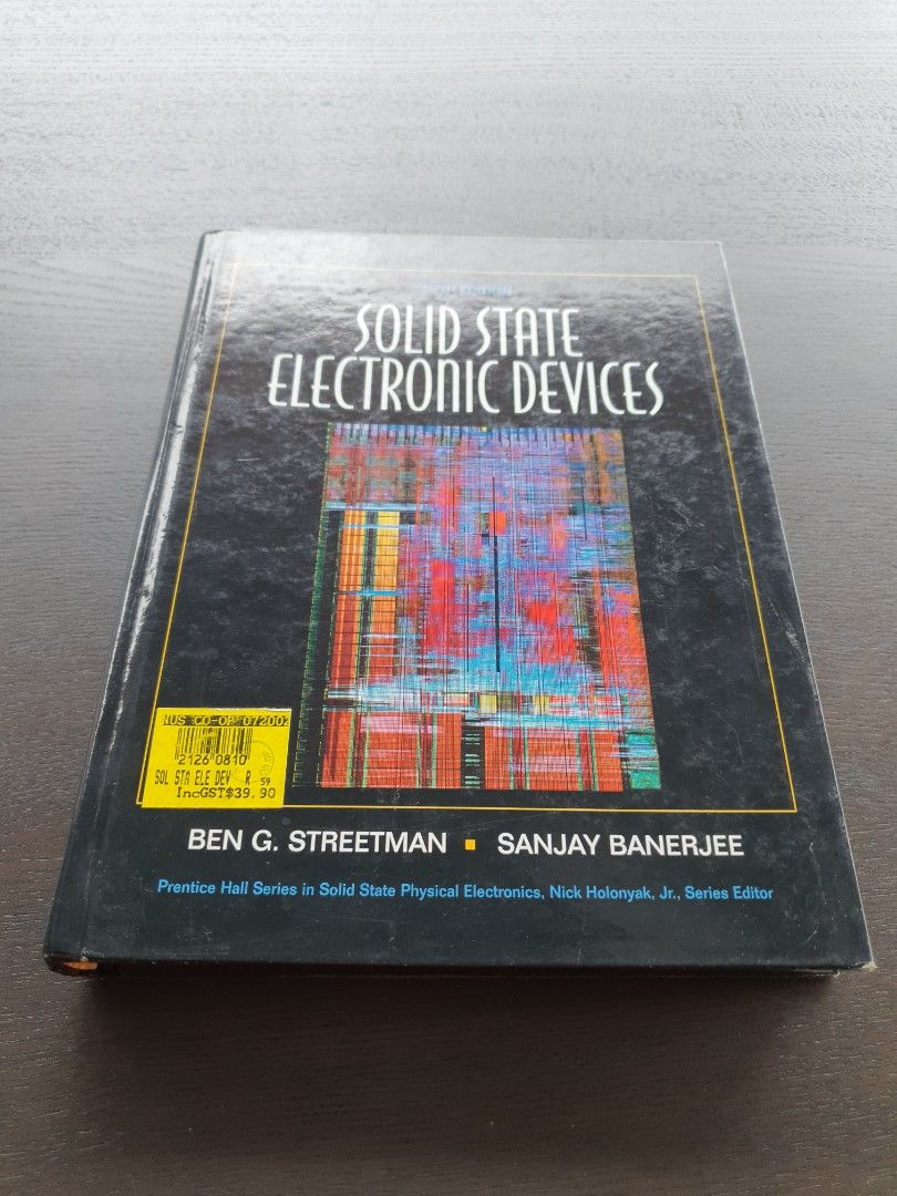Solid State Electronic Devices, Hobbies & Toys, Books & Magazines, Textbooks on Carousell