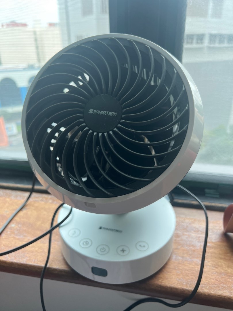 Soundtec electronic table fan with remote control, Furniture & Home ...