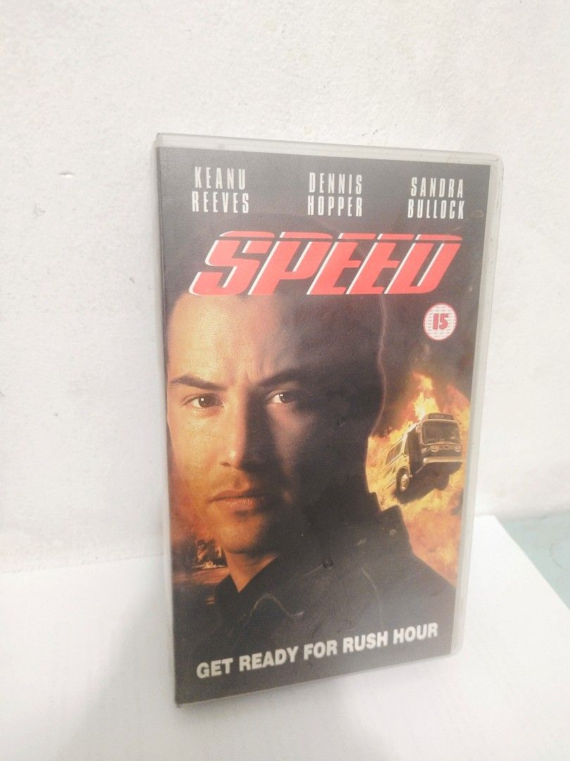 SPEED movie on VHS format/Keanu Reeves/Original/1994, Hobbies & Toys ...