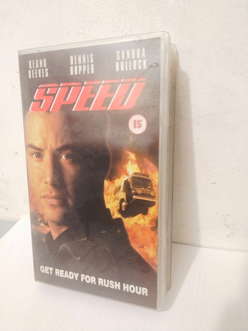 SPEED movie on VHS format/Keanu Reeves/Original/1994, Hobbies & Toys ...