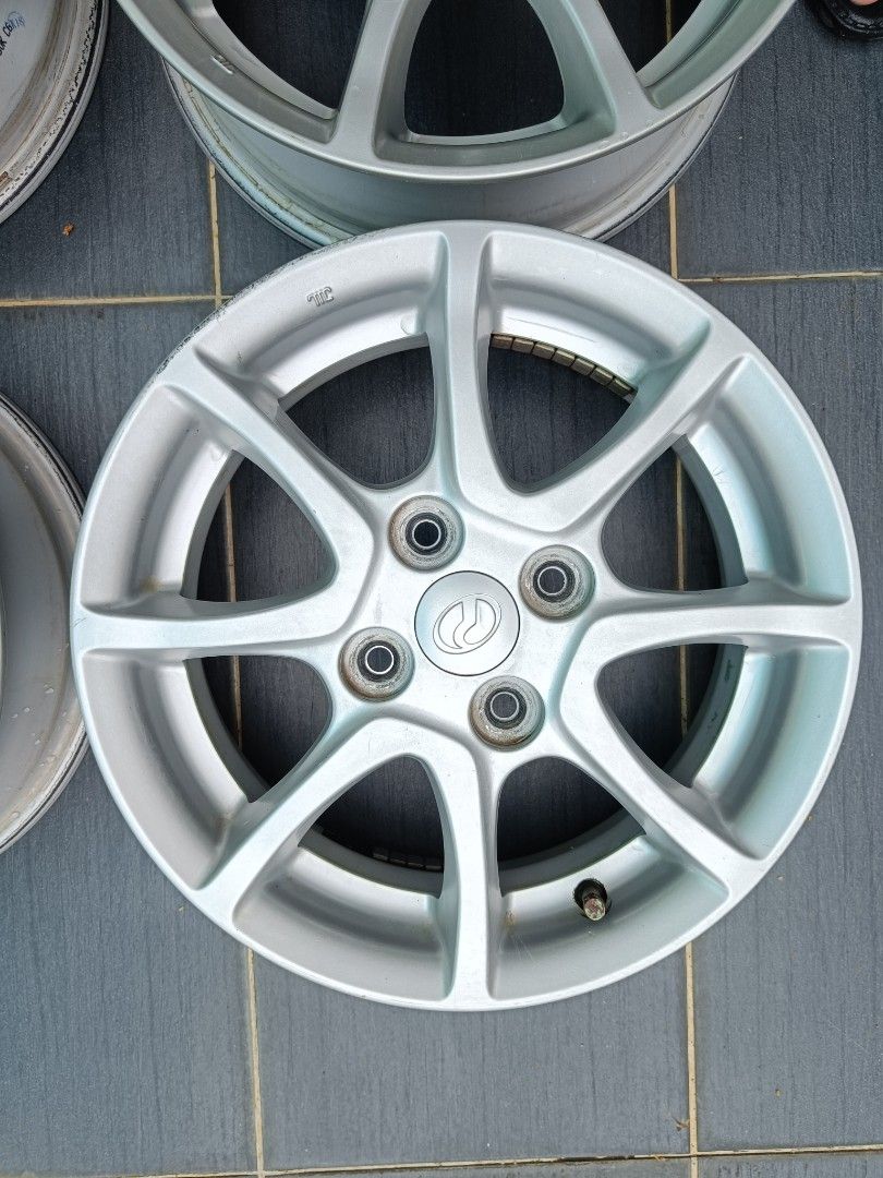 sport rim 14" inch perodua myvi bezza axia viva kancil kelisa standard et40 pcd 100, Auto ...