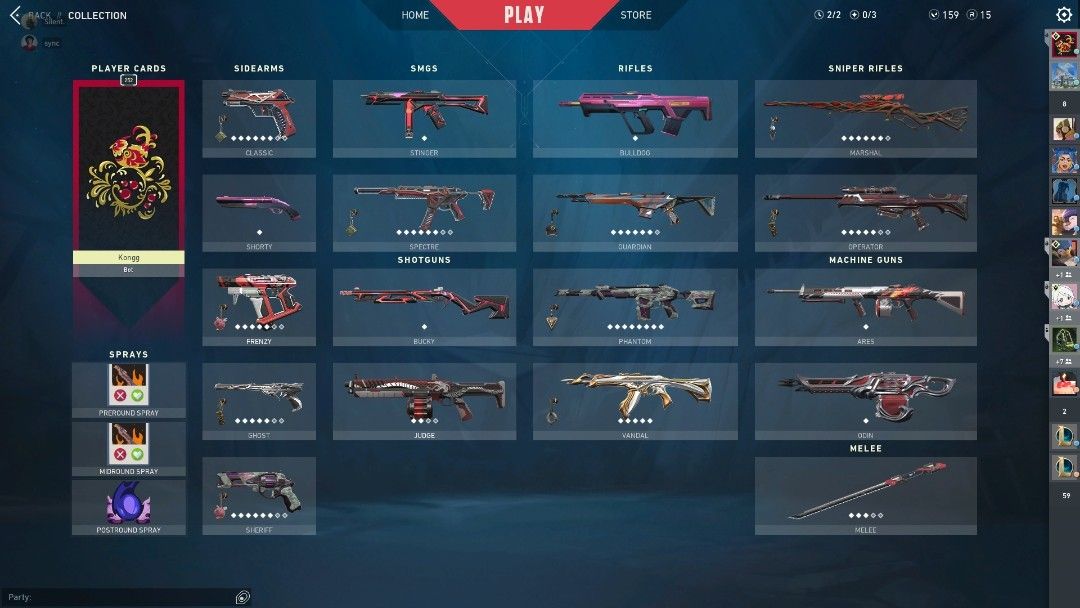 Stacked Valorant account, Video Gaming, Video Games, Others on Carousell