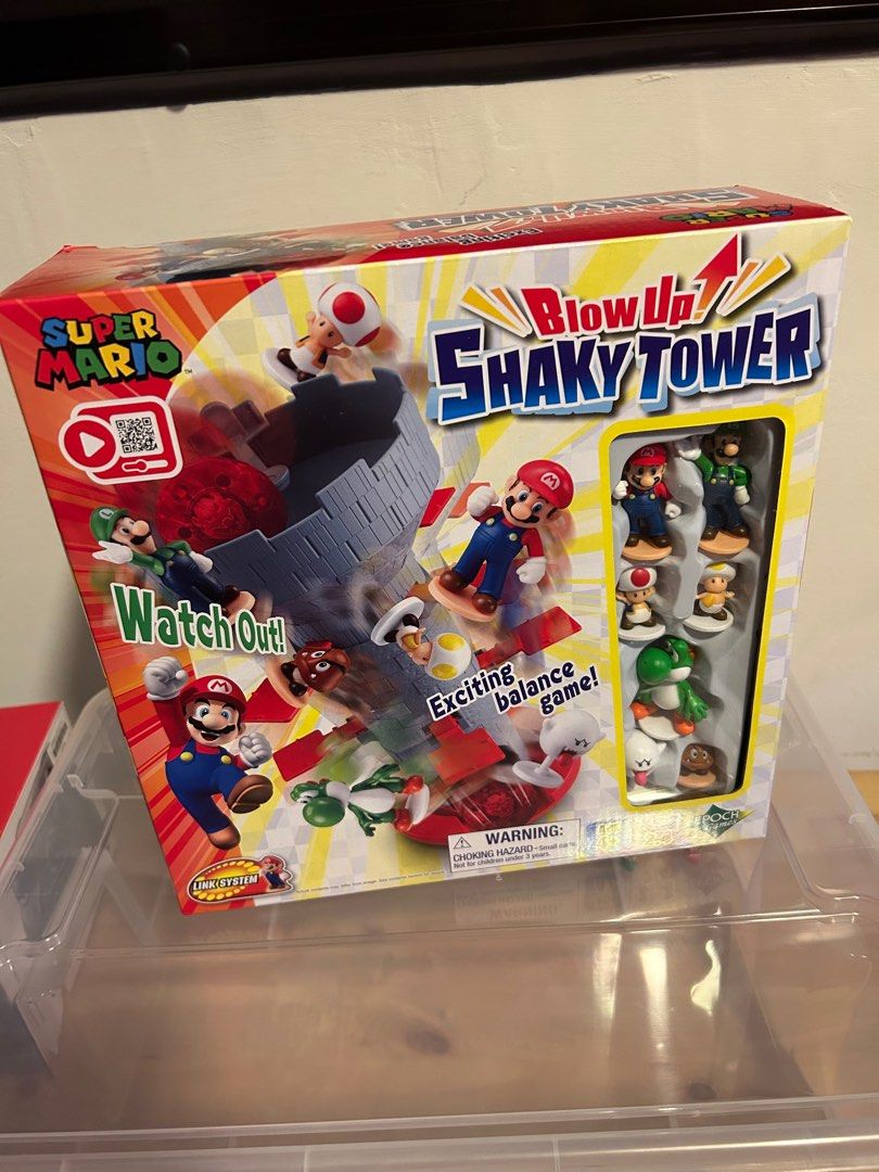 Super Mario Blow Up Shaky Tower, Hobbies & Toys, Toys & Games on Carousell