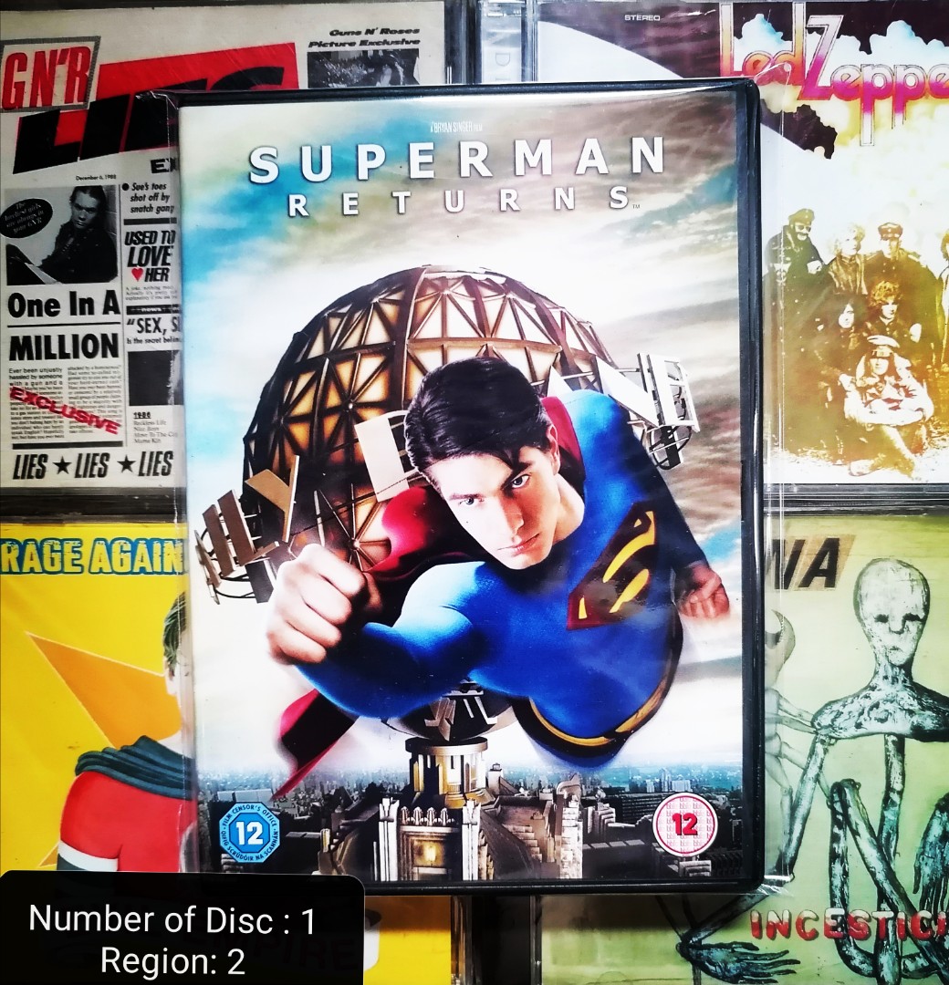 Superman Returns DVD Movie Original DVD Movies DVDs Movie For Sale ...