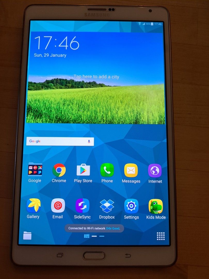 Tablet Samsung Galaxy Tab c/w Bluetooth keyboard, Computers & Tech ...