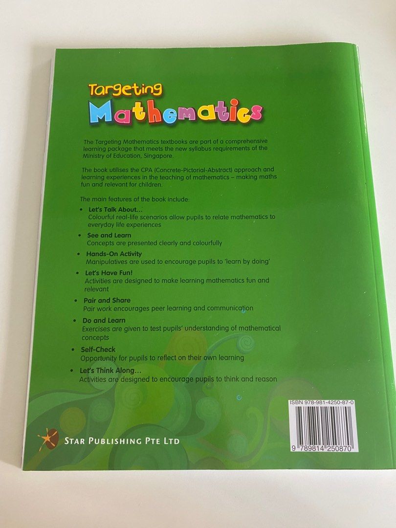 Targeting Mathematics Textbook Primary 1, Hobbies & Toys, Books ...