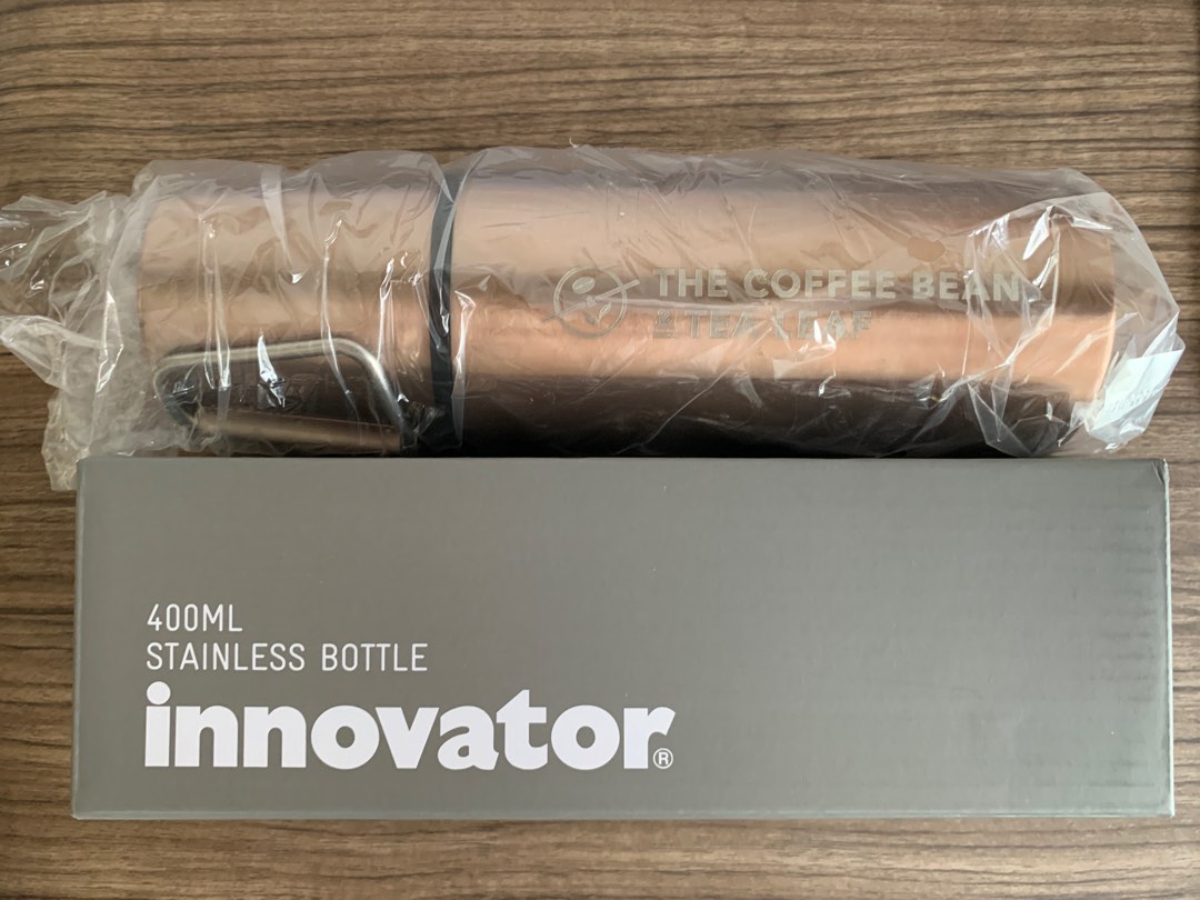 The Coffee Bean & Tea Leaf Innovator stainless steel bottle 400mL, Furniture & Home Living ...