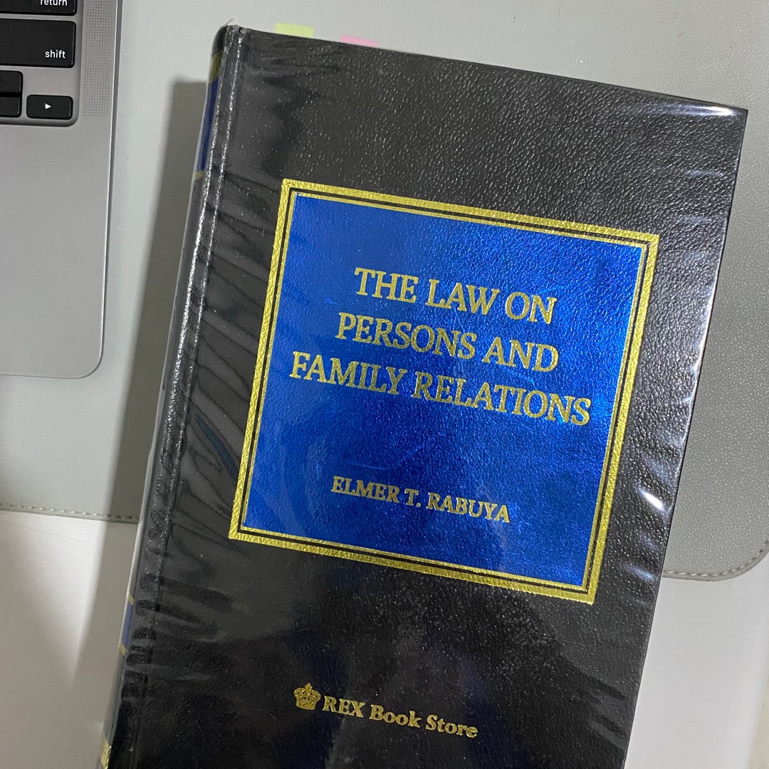 The Law on Persons and Family Relations by Elmer Rabuya, Hobbies & Toys ...