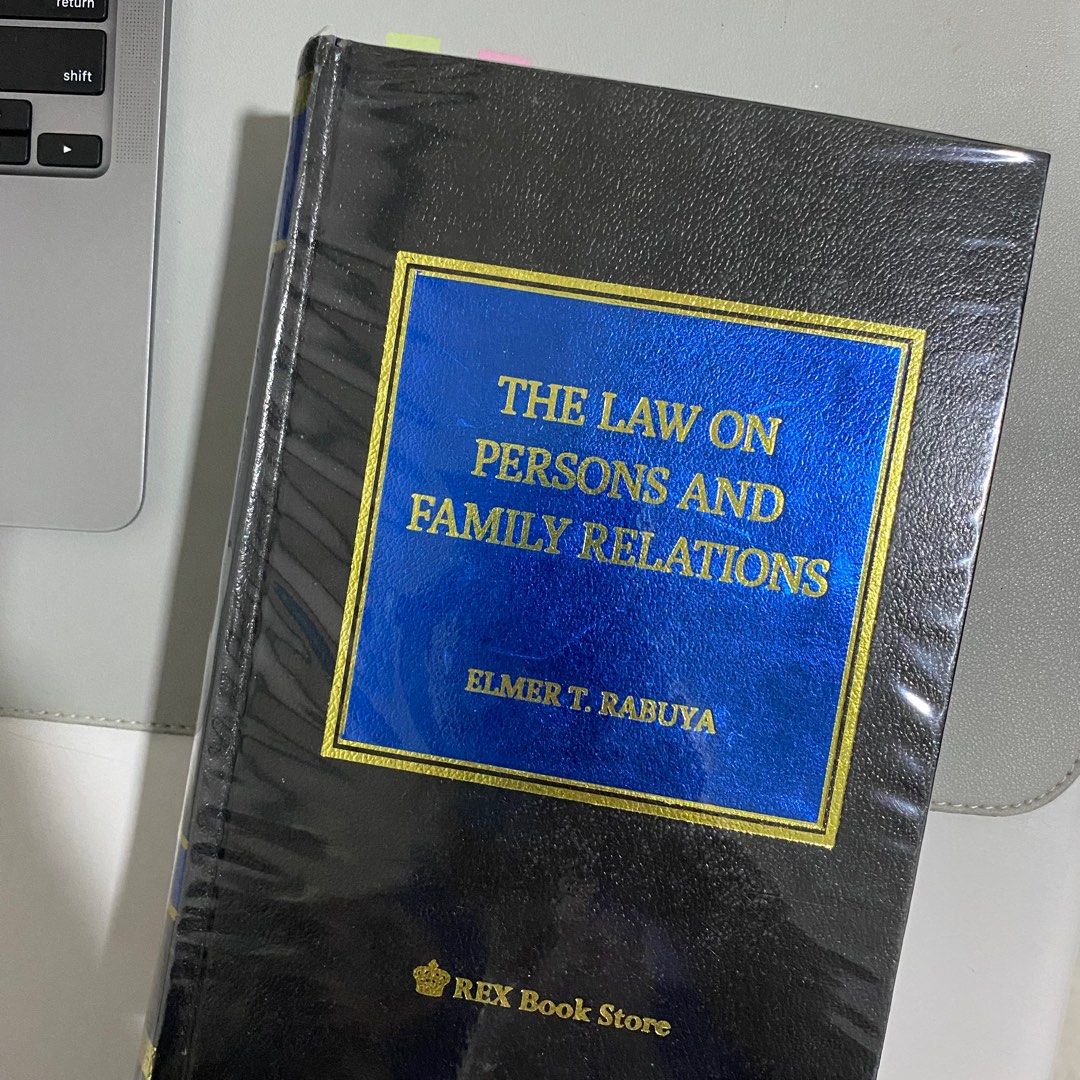 The Law on Persons and Family Relations by Elmer Rabuya, Hobbies & Toys ...