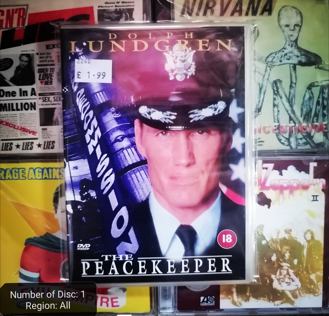 The Peacekeeper DVD Movie Original DVD Movies DVDs Movie For Sale ...