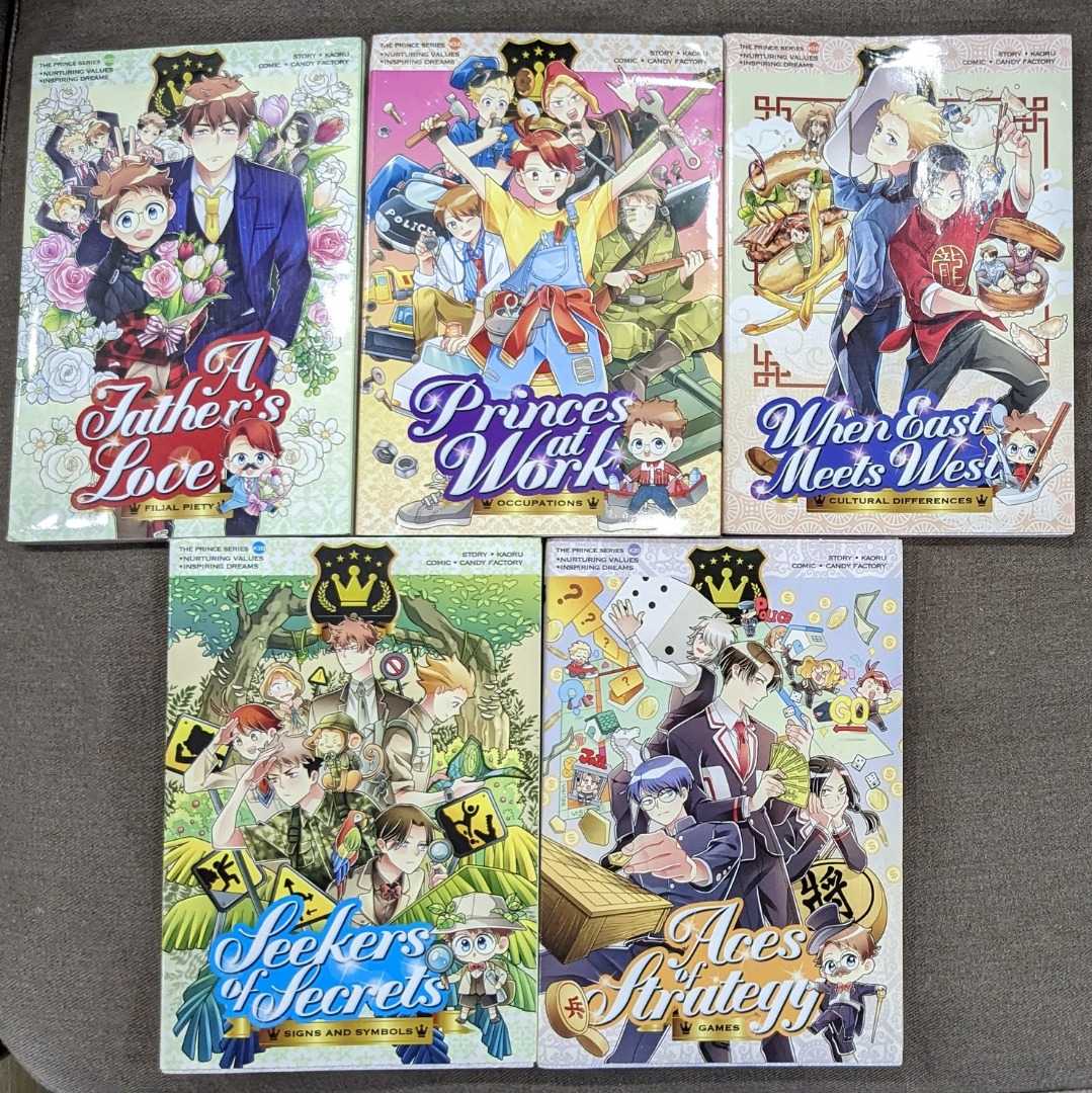 The Prince Series / Siri Putera Manga Comics in English & Malay by Candy Factory (Gempak Starz ...