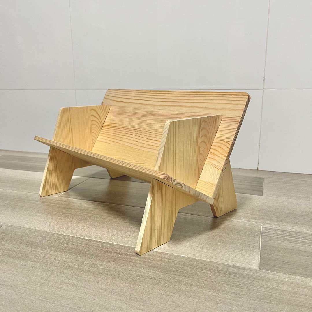 Timber Book Stand, Furniture & Home Living, Furniture, Shelves ...