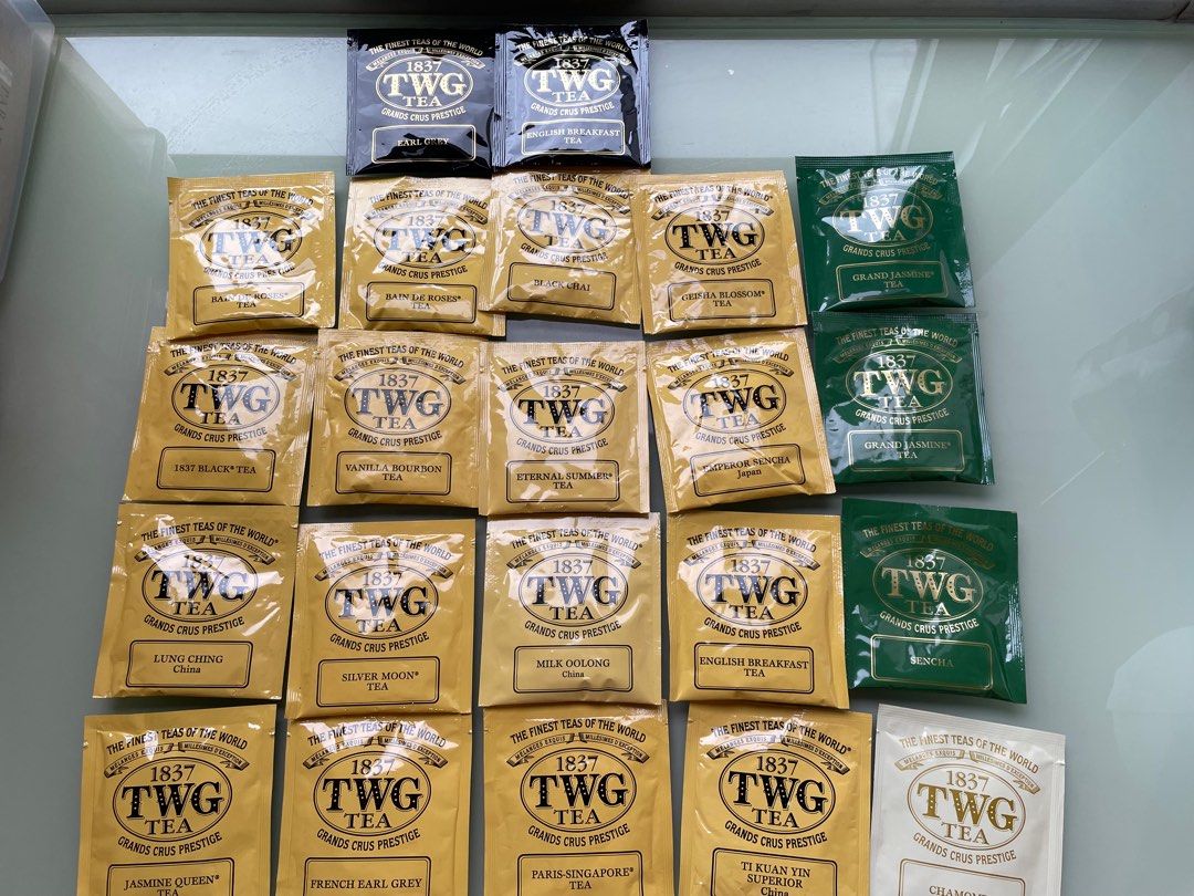 TWG TEABAGS assorted, Food & Drinks, Beverages on Carousell