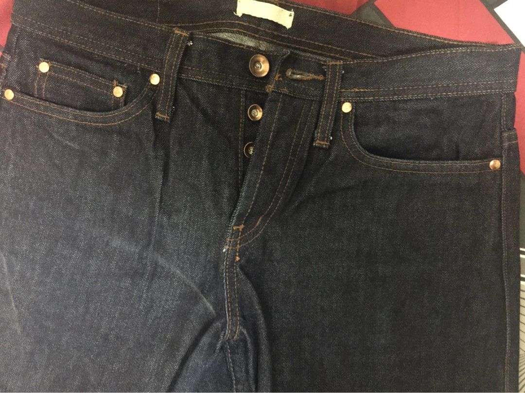 Unbranded Selvedge Raw Denim, Men's Fashion, Bottoms, Jeans on Carousell