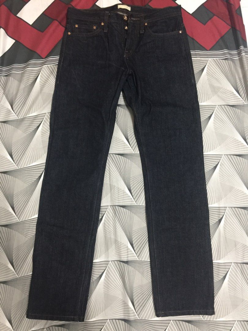 Unbranded Selvedge Raw Denim, Men's Fashion, Bottoms, Jeans on Carousell