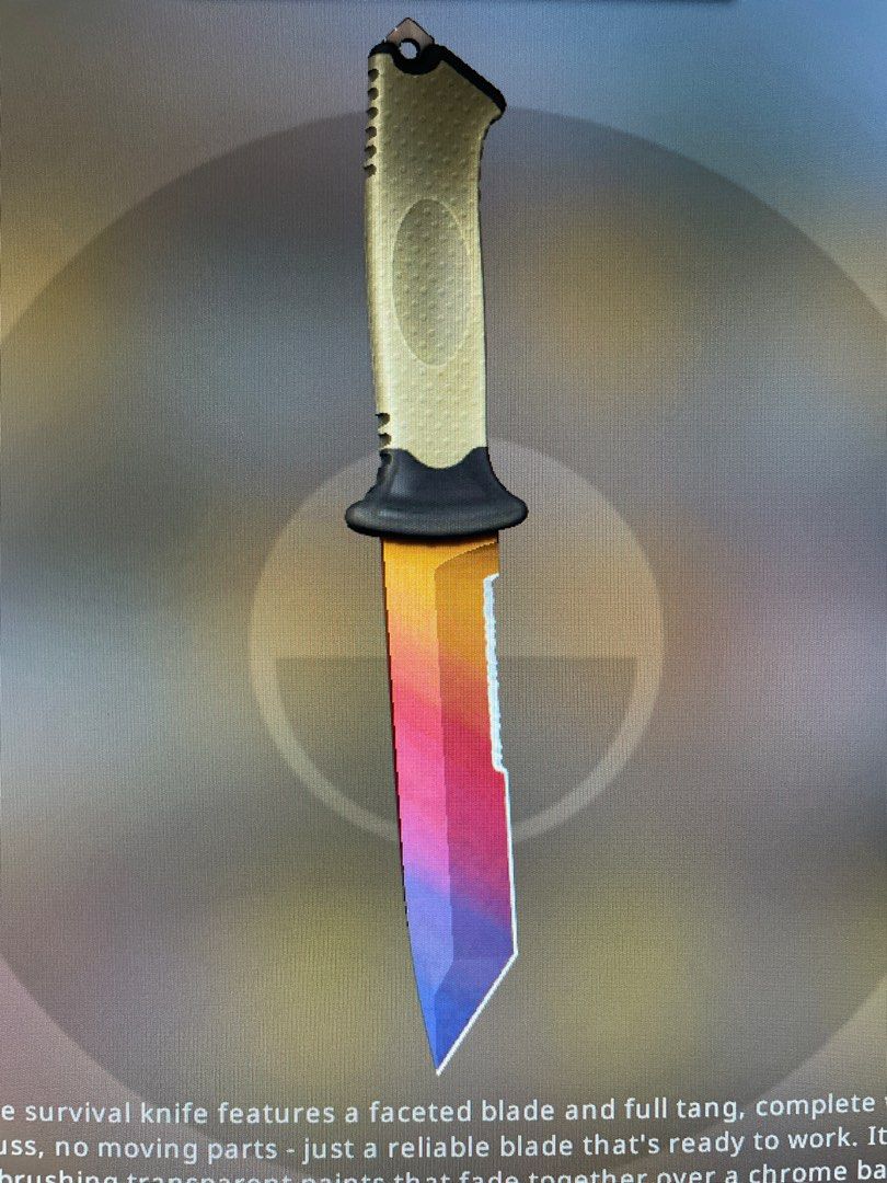 Ursus fade csgo knife [97% fade] PRICE DROP !!! (Market 3k), Video ...