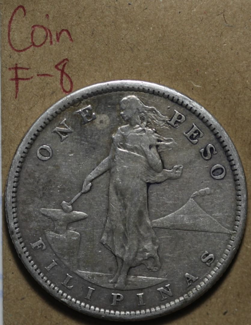 USPI Philippines 1 Peso (1908), Hobbies & Toys, Memorabilia ...