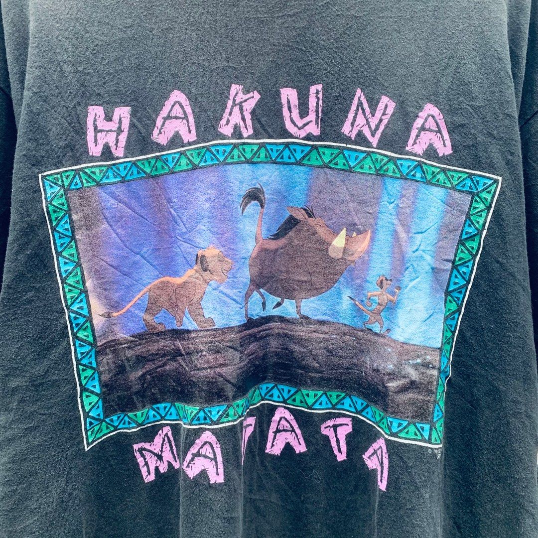 Vintage 90s Disney Lion King Tee, Men's Fashion, Tops & Sets, Tshirts ...